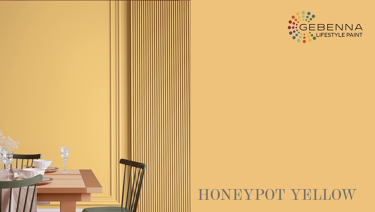 Gebenna Veggmaling: Honeypot Yellow Fargeprøve for 79,00 NOK | no ...